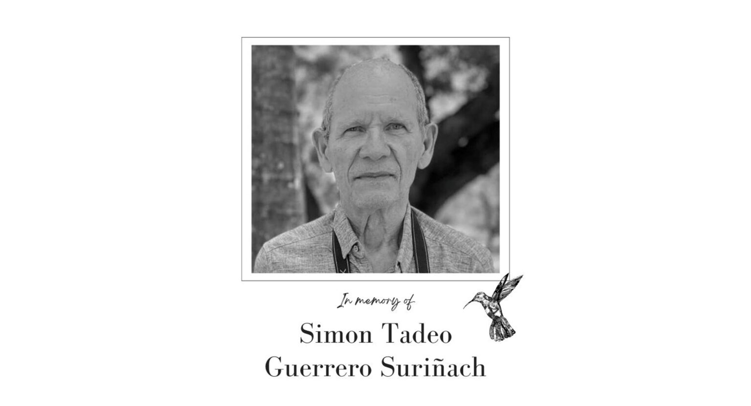 OBITUARY - Simon Tadeo Guerrero Suriñach (1946 – 2024) - Caribaea ...